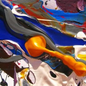 Abstract Face Art - Paint By Number - Paint by numbers UK